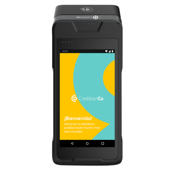 Recibe pagos con tarjeta y alquila un datáfono portátil GPRS I Credibanco