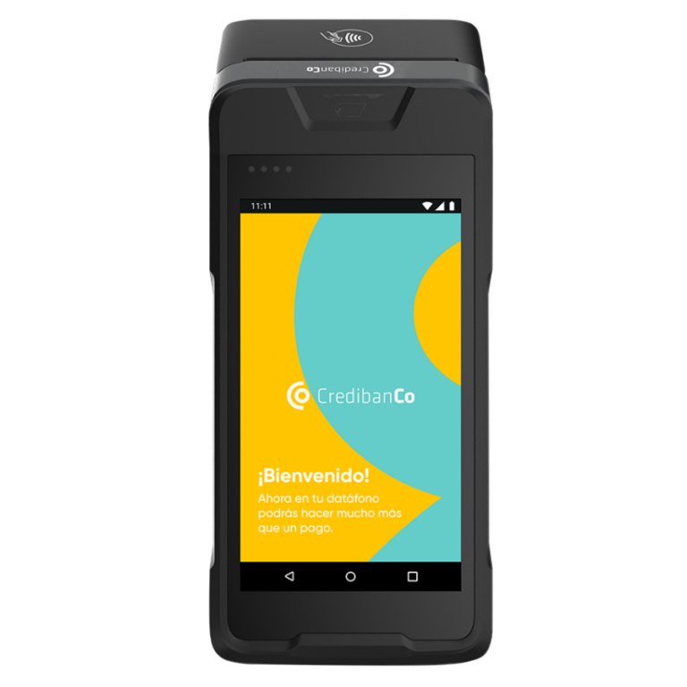 Recibe pagos con tarjeta y alquila un datáfono portátil GPRS I Credibanco