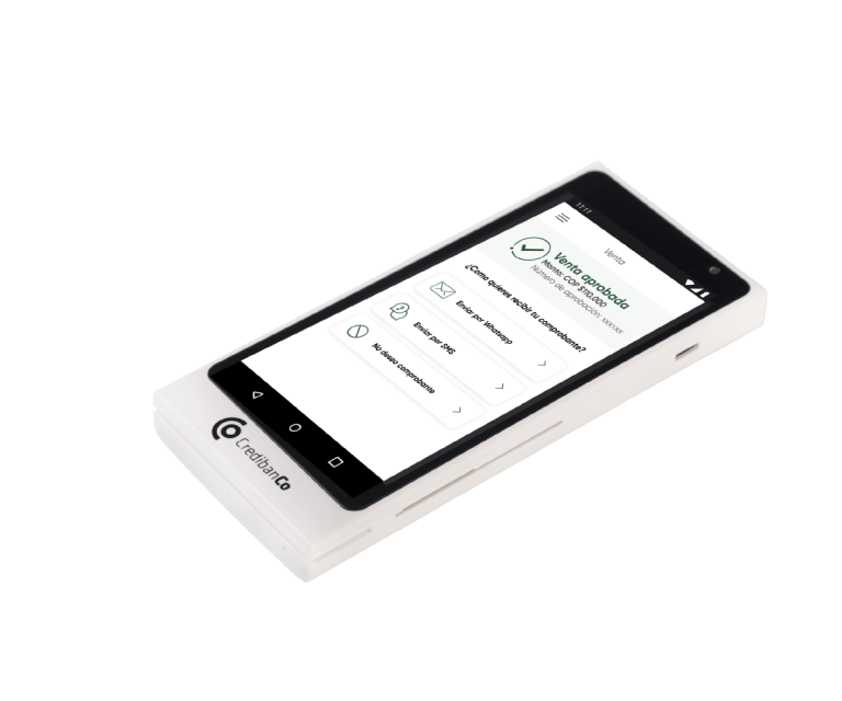 Recibe pagos con un Datáfono Inteligente Plus I Credibanco