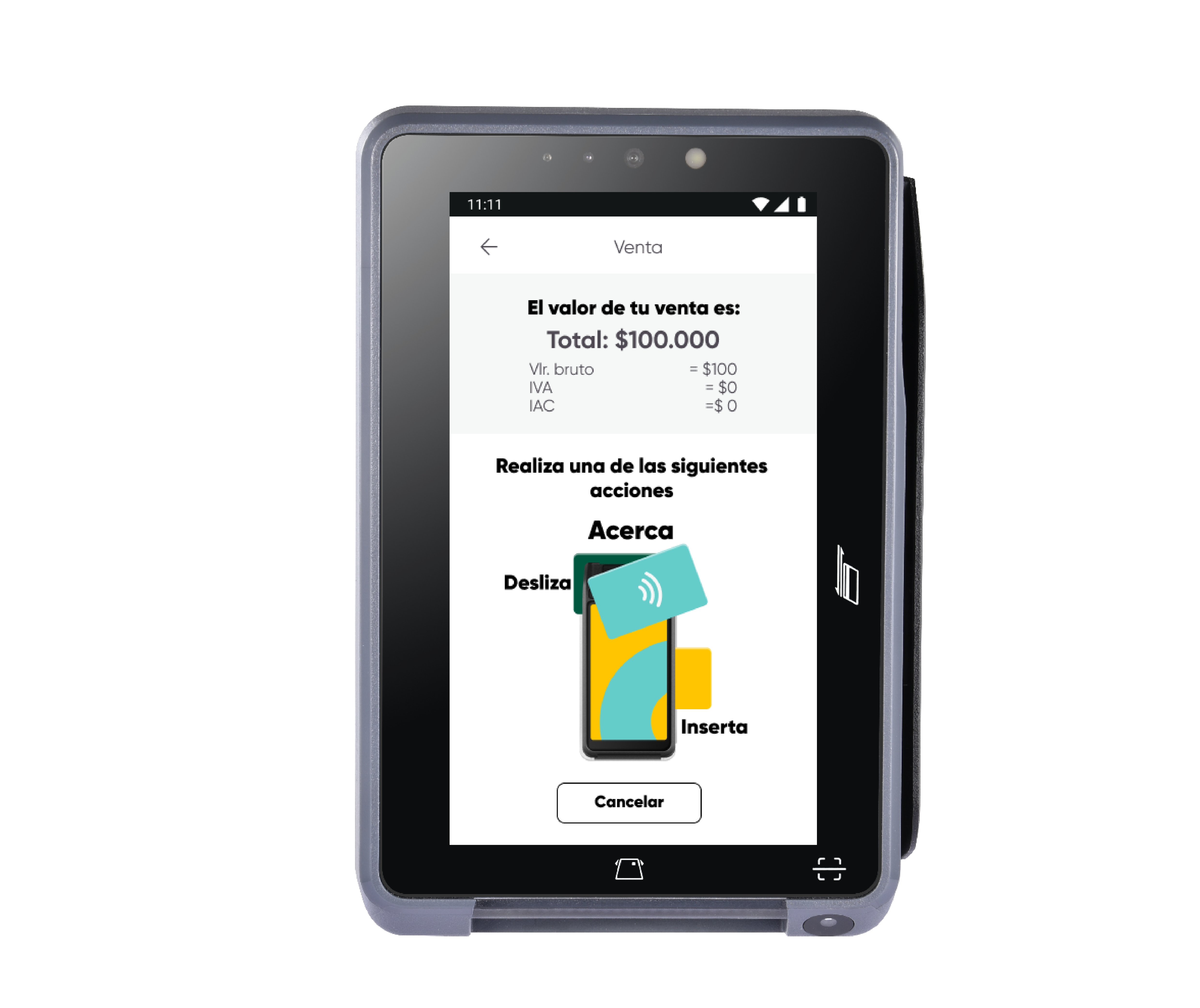 Recibe pagos con un Datáfono Inteligente Plus I Credibanco